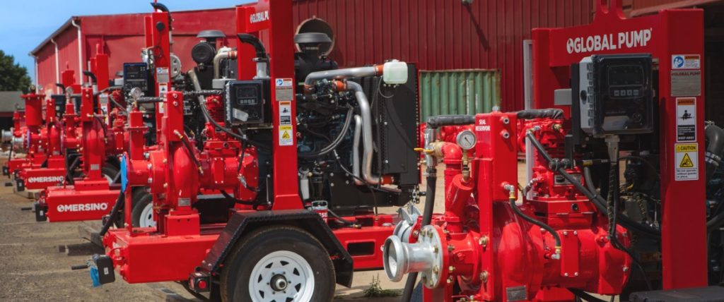Our Fleet of Industrial Water Pumps, Generators, & More | Mersino